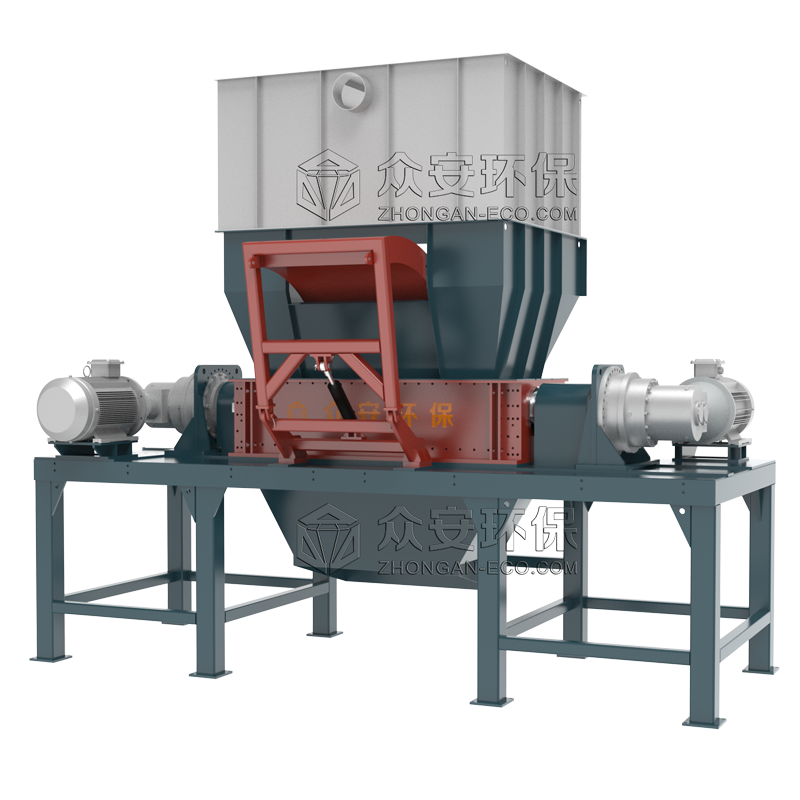 Bulky Waste Recycling Waste Shredders with High Torque - Zhongan Eco